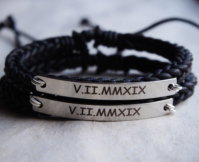 Custom Anniversary Bracelets Relationship Bracelets Couples - Etsy