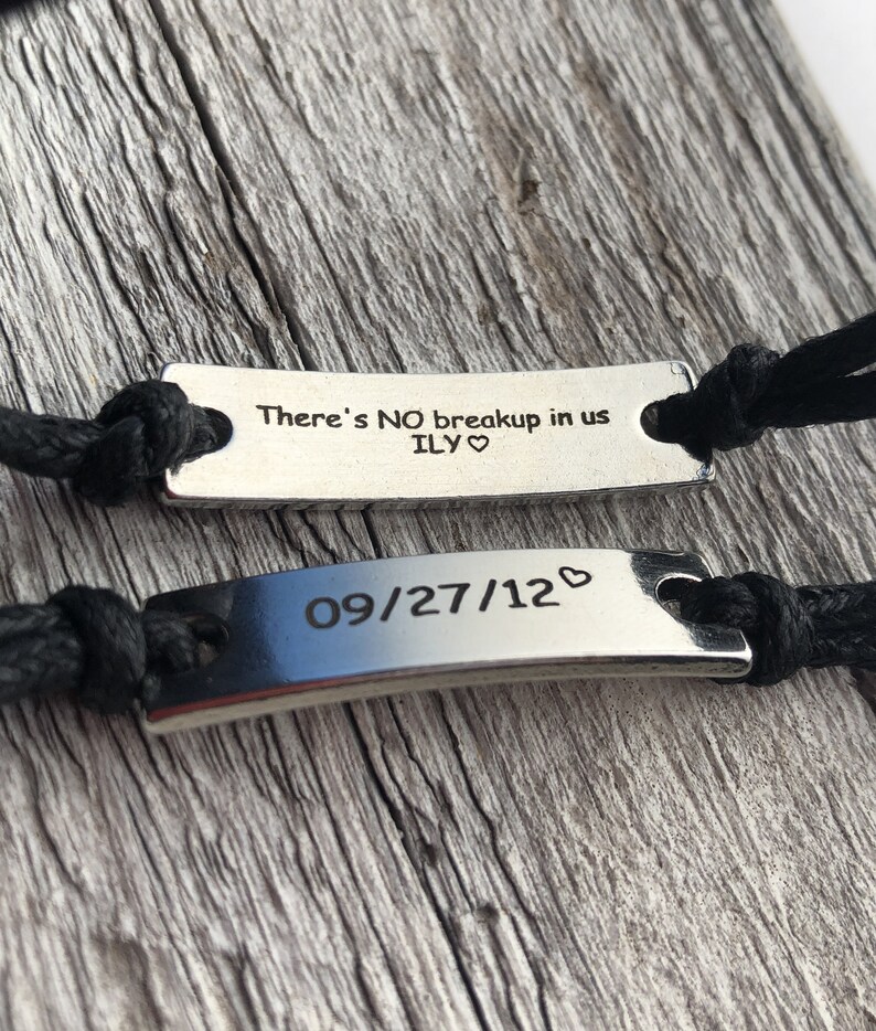 Couples Anniversary Bracelets, Couples Relationship Bracelet, Couples ...