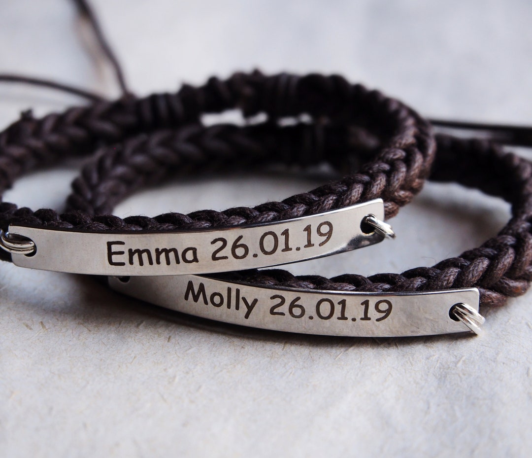 Custom Partner Bracelets, Partner Bracelets, Couples Bracelets ...