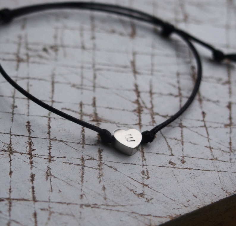 Personalized Initial Bracelet Initial Bracelet Adjustable - Etsy Hong Kong