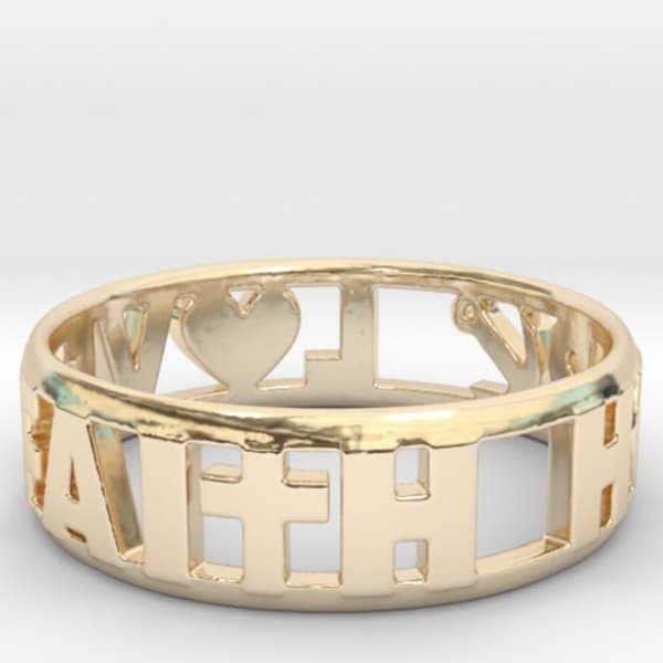 Faith Ring - Etsy