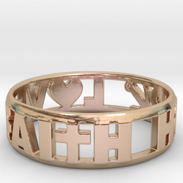 Faith Ring - Etsy