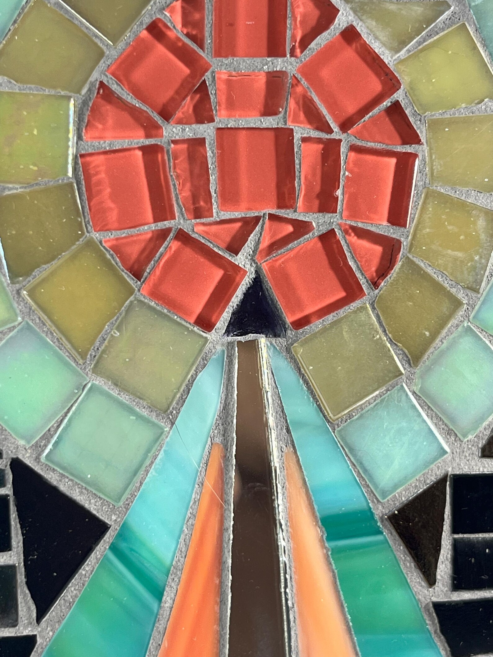 Stained Glass Mosaic Wall Art: Magic Flute Inspired Wall Hanging - Etsy