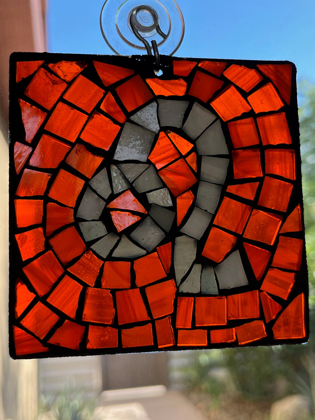 Leo Zodiac Sign Stained Glass Mosaic Suncatcher Window Hanging - Etsy