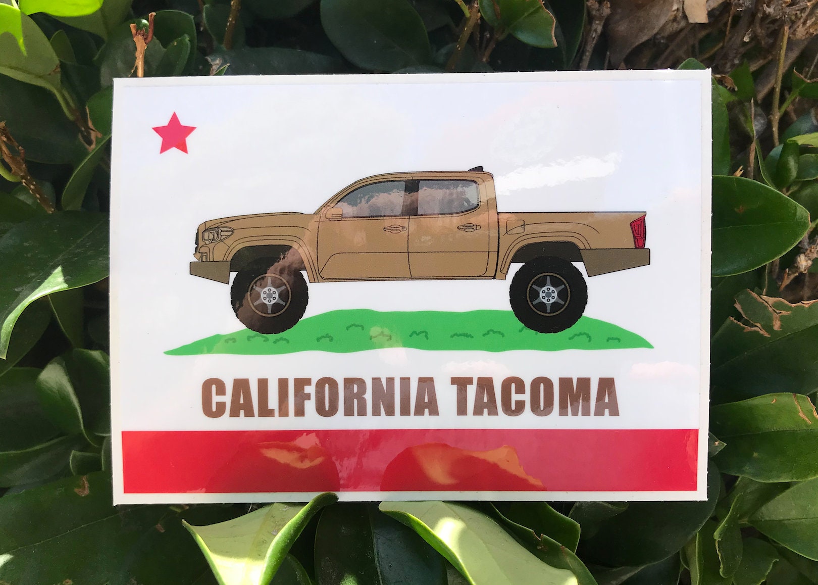 California Series: Toyota Tacoma Sticker - Etsy