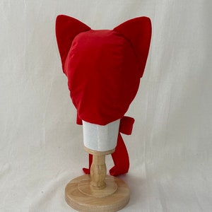 Cat Bonnet (red Velvet) - Etsy