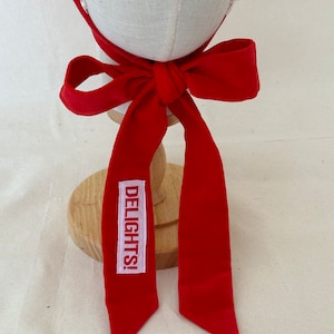 Cat Bonnet (red Velvet) - Etsy