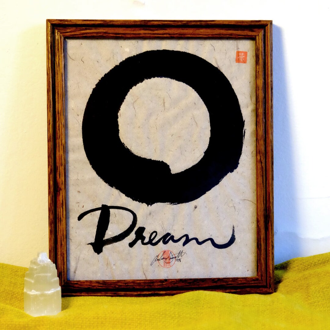 Enso Dream Zen Calligraphy - Etsy