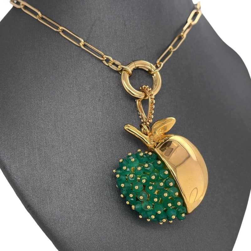 Apple Pendant - Etsy