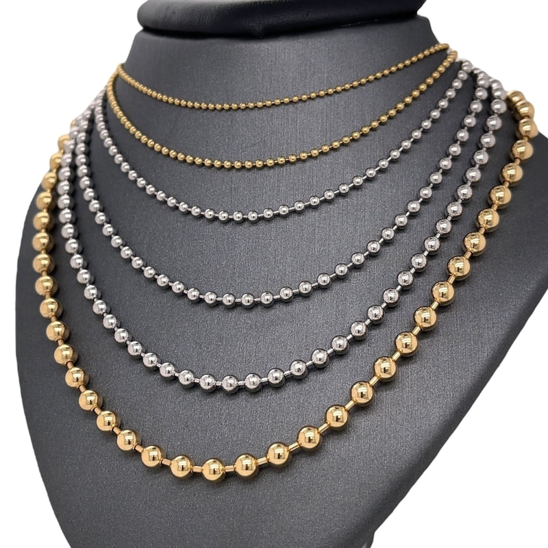 Gold Ball Chain - Etsy UK