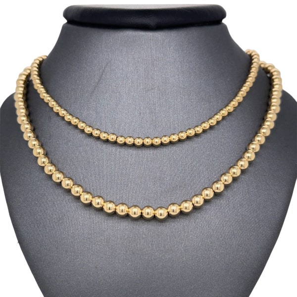 Yellow Ball Necklace - Etsy