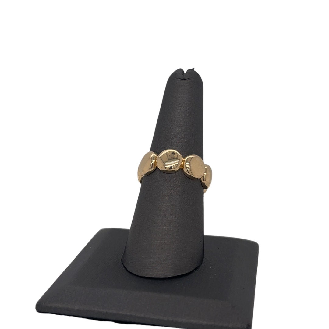 14K Yellow Gold Ball Ring, Yellow Gold, Gold Ring, Ball Ring, Gold Ball ...