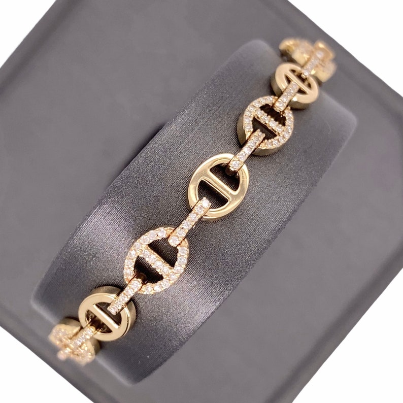 14K Solid Gold, Diamonds, Gemstones, Full Pave Set Diamonds, Gemstones ...