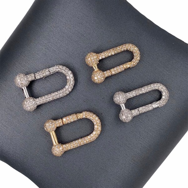 Gold Diamond Clasp - Etsy