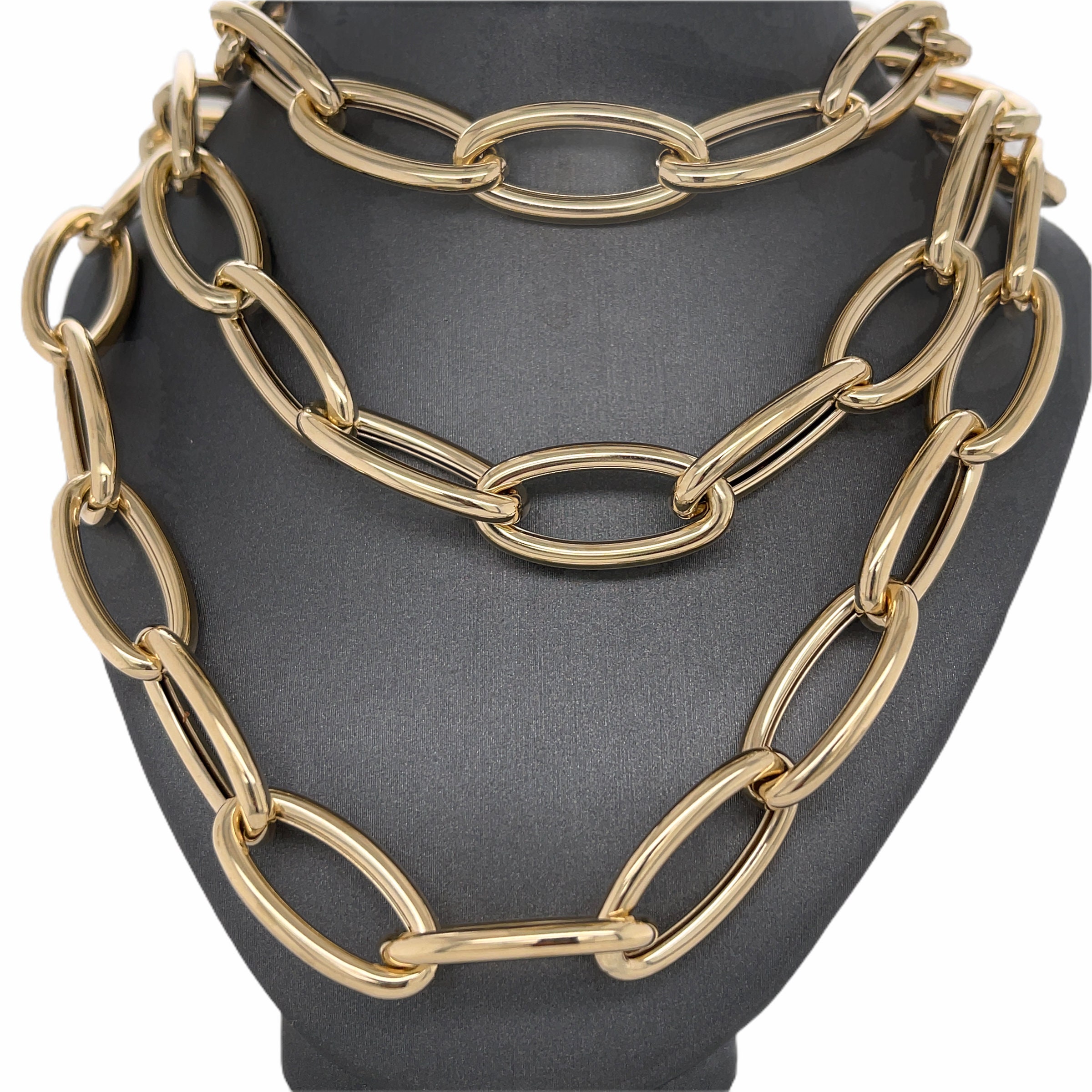 Jumbo chain link necklace store