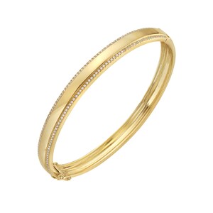 14K Solid Gold Diamond Rim, Plain Polished Design, Personalized, High ...