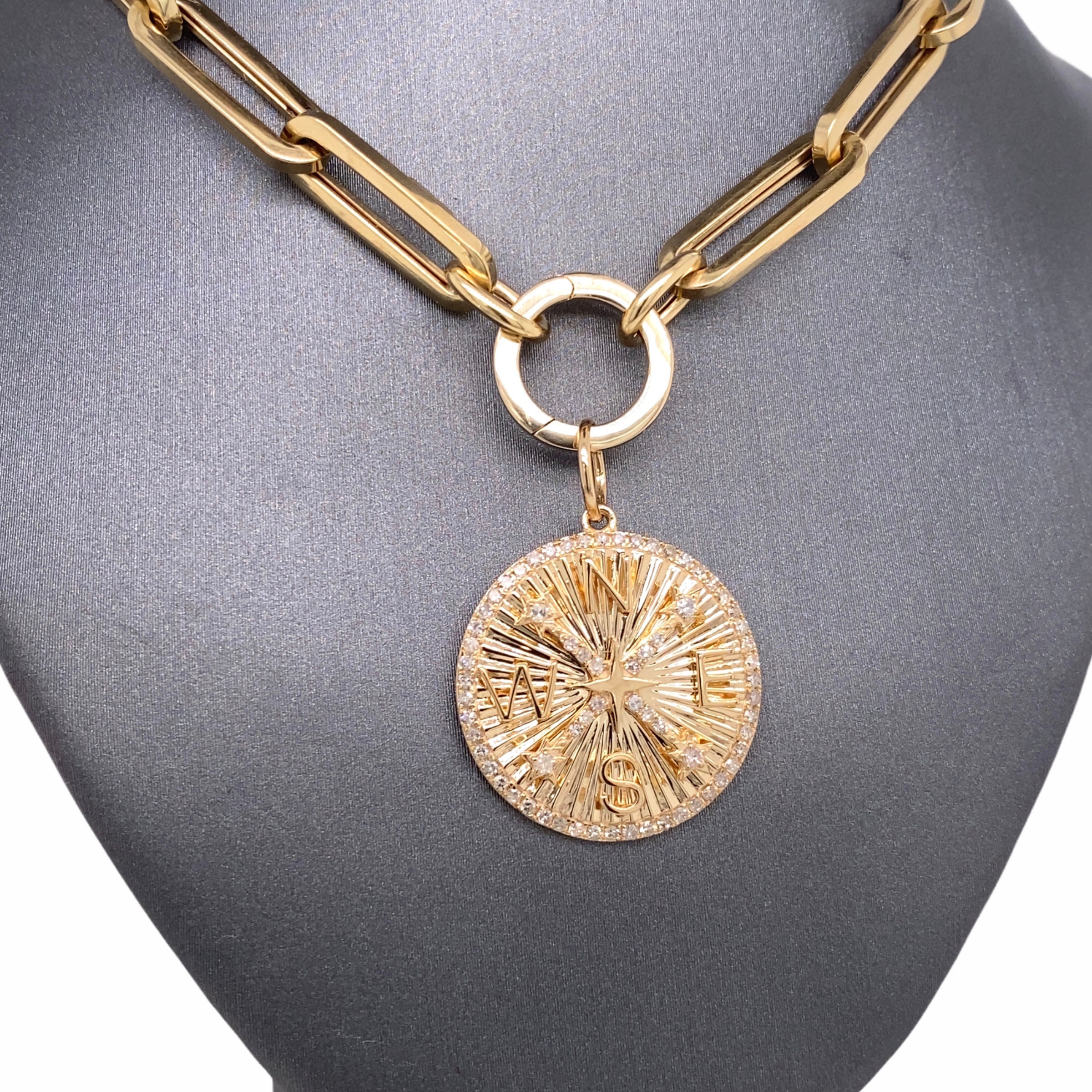 14K Solid Gold Textured Gold Design Diamond Rim Pave - Etsy