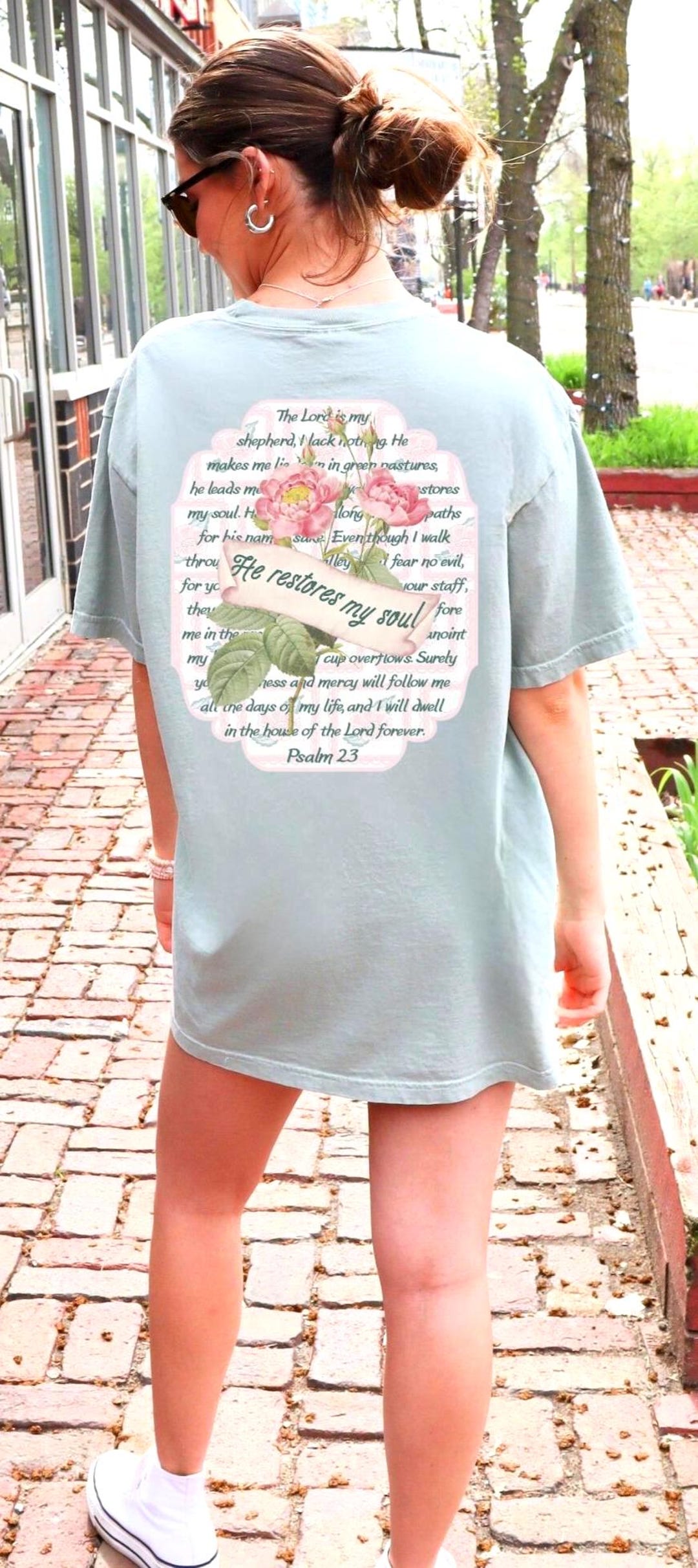 Psalm 23 Shirt Cottage Core Clothes Womensclothing Christian Merch Teen ...