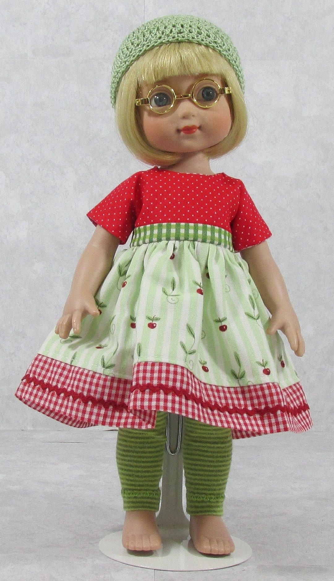 10 Inch Ann Estelle Doll Outfit, Door County Cherries - Etsy