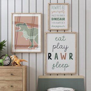 Dino poster Dinosaur print Dinosaur wall art Nursery | Etsy