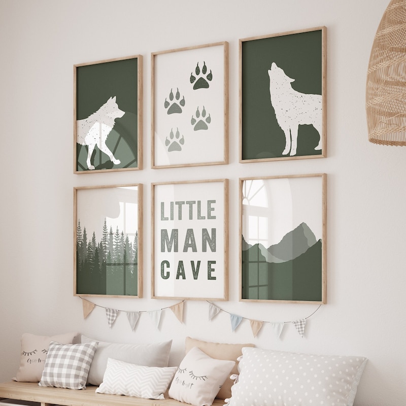 Baby Men Cave Wolf - Etsy