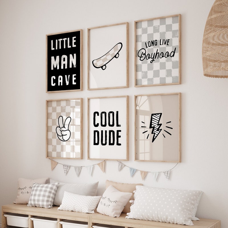 Boys Room Poster - Etsy