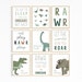 Dinosaur Bundle, Dinosaur Nursery Wall Art, Dinosaur Decor, Dinosaur ...