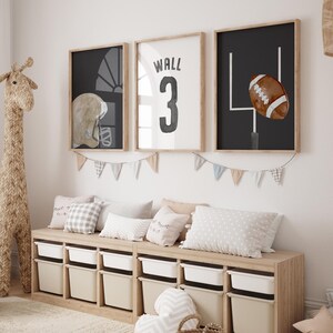 Football Prints, Boys Room Decor, Football Wall Art, Football Decor ...