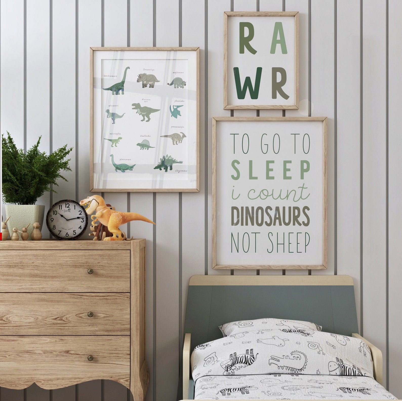 Dinosaur Bundle Dinosaur Nursery Wall Art Dinosaur Decor - Etsy