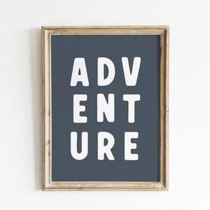 Adventure Woodland Nursery Wall Art Set of 5 Prints, Forest Animal ...