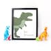 Dinosaur Bundle, Dinosaur Nursery Wall Art, Dinosaur Decor, Dinosaur ...