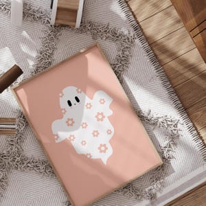 Girly Halloween Prints, Groovy Halloween Wall Art, Pink Halloween Decor ...