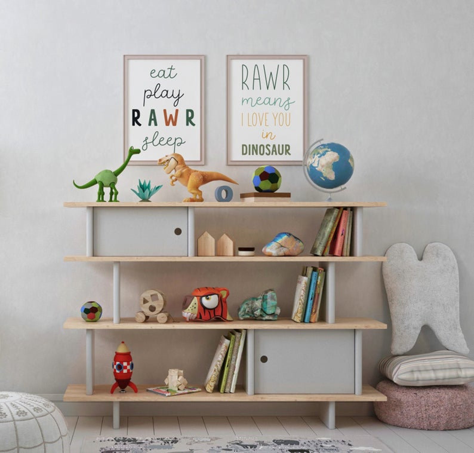 Dinosaur Bundle Dinosaur Nursery Wall Art Dinosaur Decor - Etsy Australia