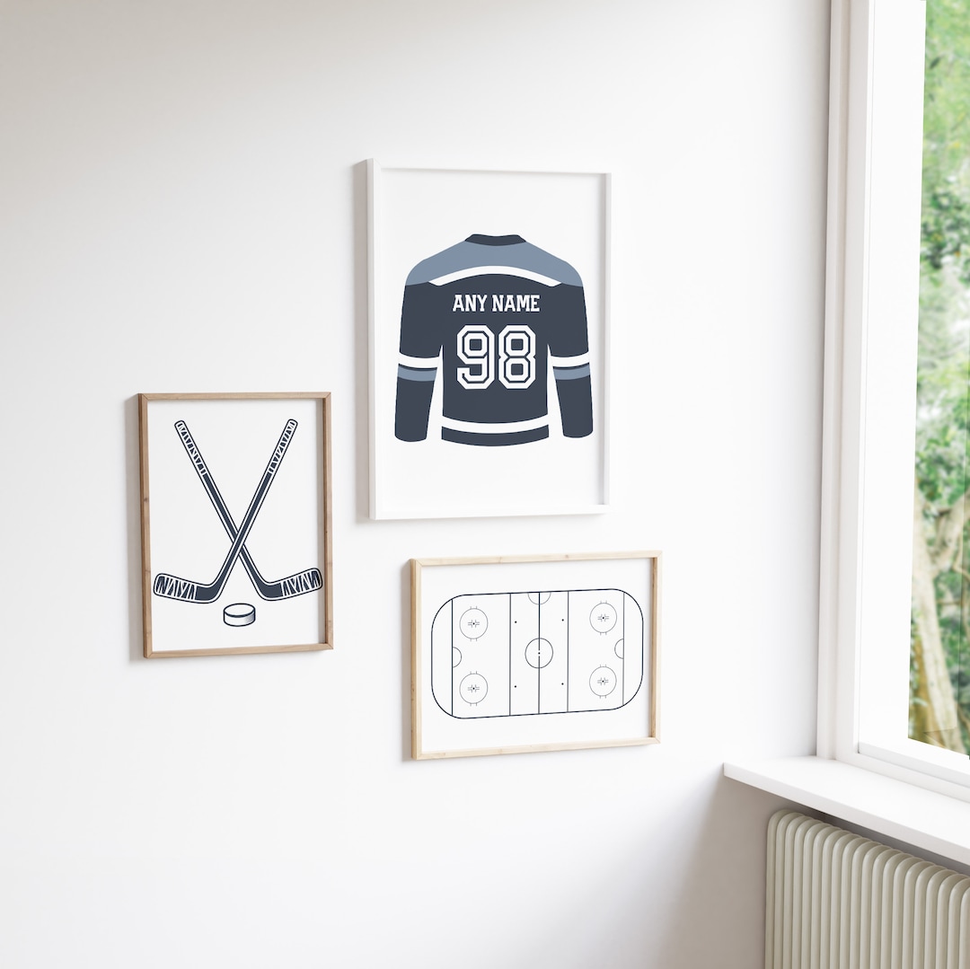 Hockey Wall Art, Boys Room Decor, Hockey Prints, Hockey Decor, Ice ...