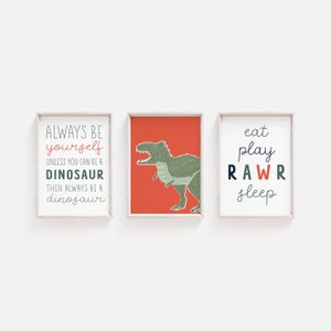 Dino Poster, Dinosaur Print, Dinosaur Wall Art, Nursery Printable ...