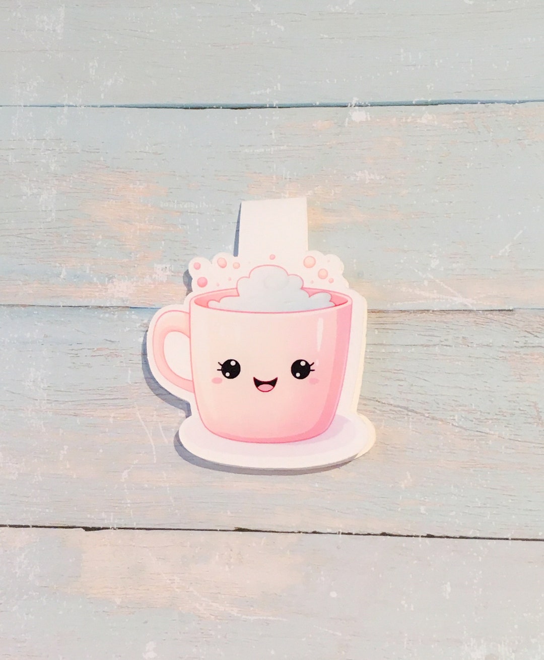 Magnetic Coffee Cup Bookmark, Christmas Gift, Magnetic Bookmark, Book ...