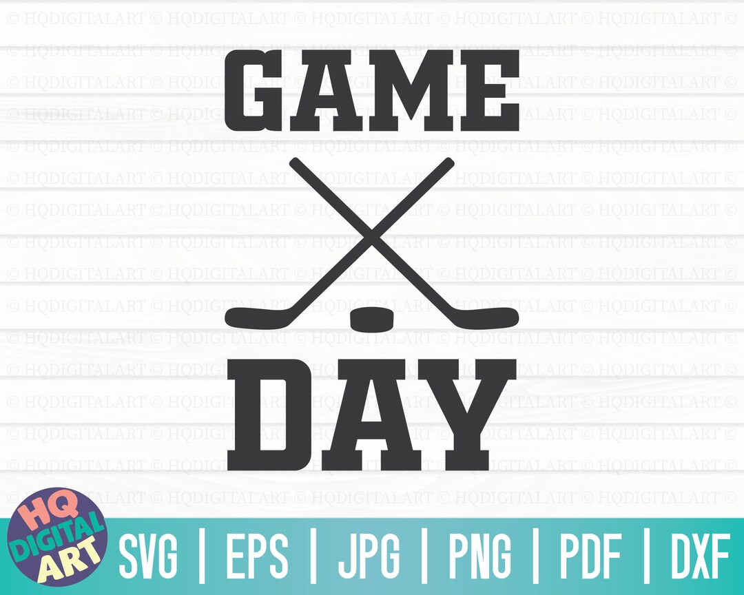 Game Day SVG / Ice Hockey SVG / Cut File / Clipart / Printable / Vector ...