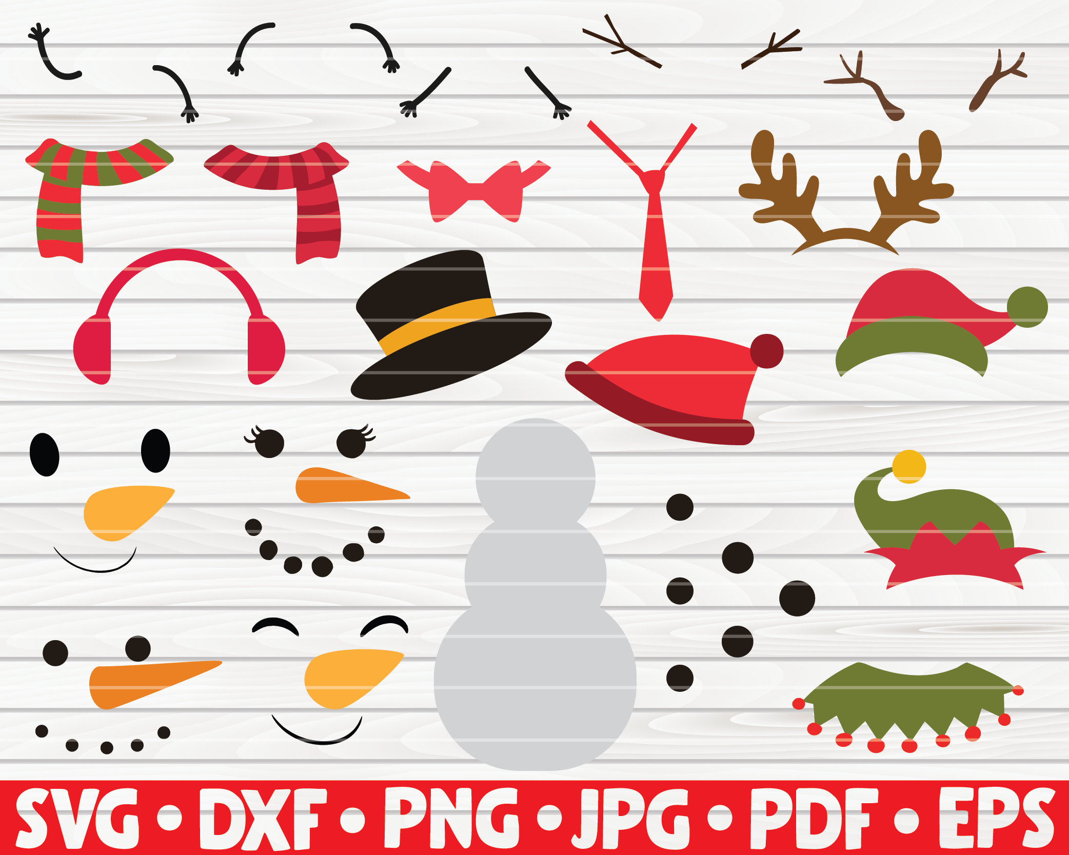 Parts Snowman Clipart