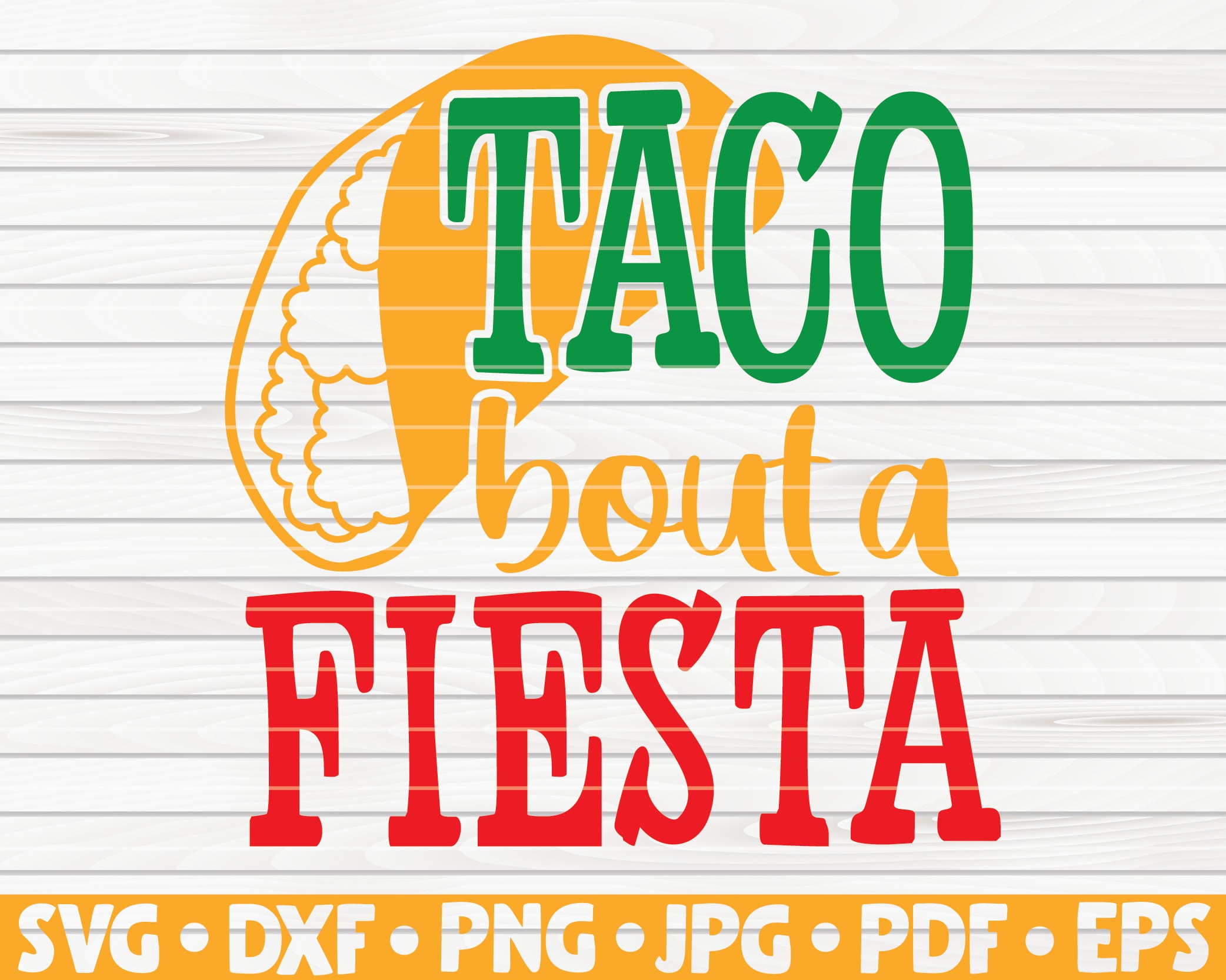 Taco Bout a Fiesta SVG Cut File Clipart Printable - Etsy UK