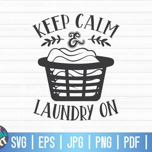 Laundry Room SVG Bundle ONE / Laundry Room Signs SVG Bundle / Funny ...