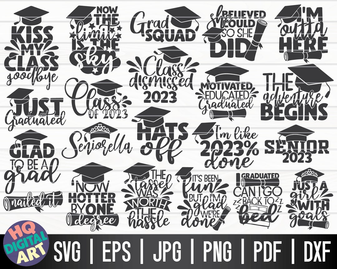 Graduation Quotes SVG Bundle / Graduation SVG / Free Commercial Use ...