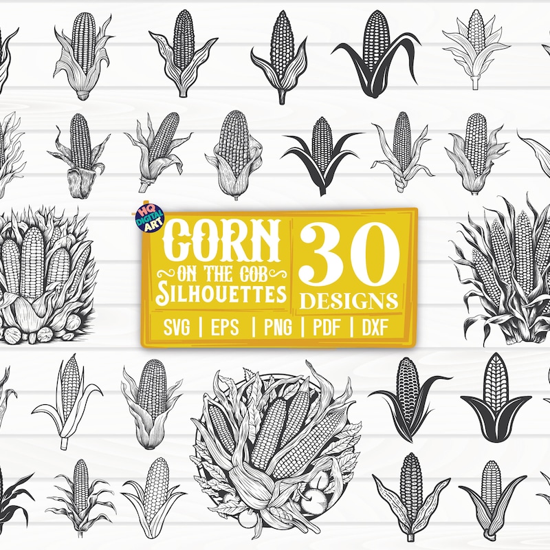 Corn on the Cob Cards - Etsy