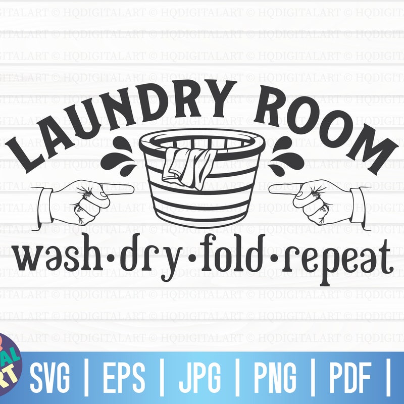 Wash Dry Fold Repeat Svg - Etsy