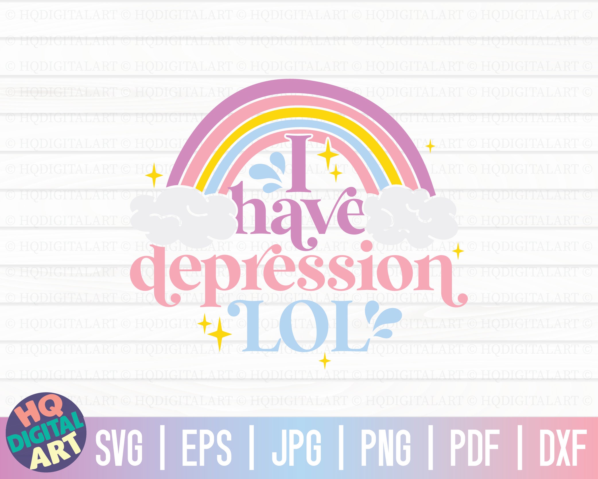 Funny Mental Health Awareness SVG Bundle THREE / Free Commercial Use ...
