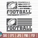 Football Distressed Flag SVG, Football American Flag SVG, American Flag ...