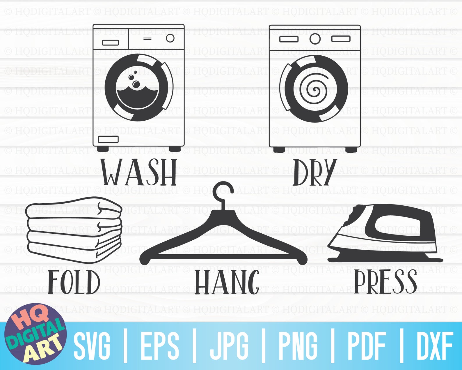 Laundry Signs SVG / Laundry Room SVG / Bathroom SVG / Cut Files for ...