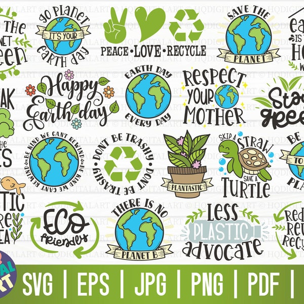 Earth Day Clip Art - Etsy