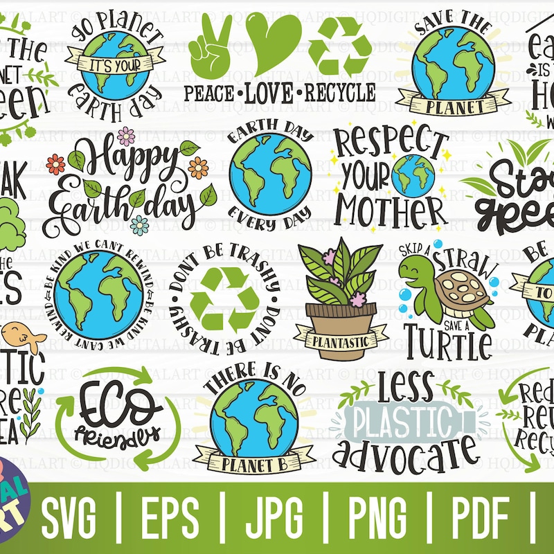 Earth Day Clip Art - Etsy