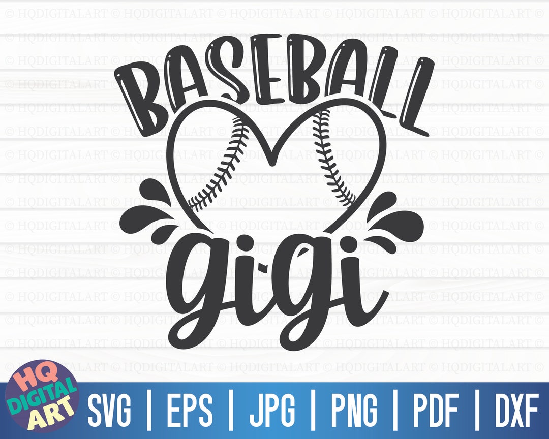 Baseball Gigi SVG / Baseball SVG / Cut File / Clipart / Printable ...
