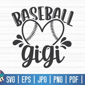 Baseball Gigi SVG / Baseball SVG / Cut File / Clipart / Printable ...